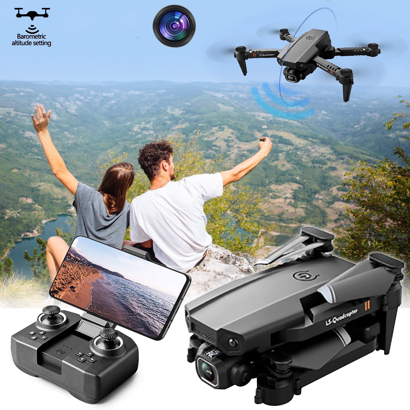 Nololo Drone Lens Aerial Photography High-definition Mini Remote ...