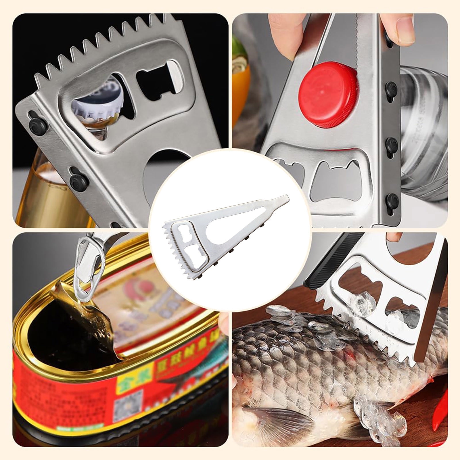 Nololo Effortless 2024 Upgraded Stainless Steel Can Opener Bottle Cap ...