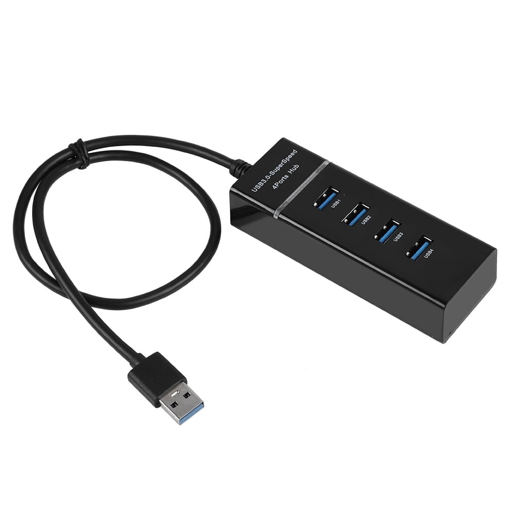 Nololo Emoshayoga Concentrador USB 3.0 de 4 Puertos, concentrador USB de Datos, estación de ...