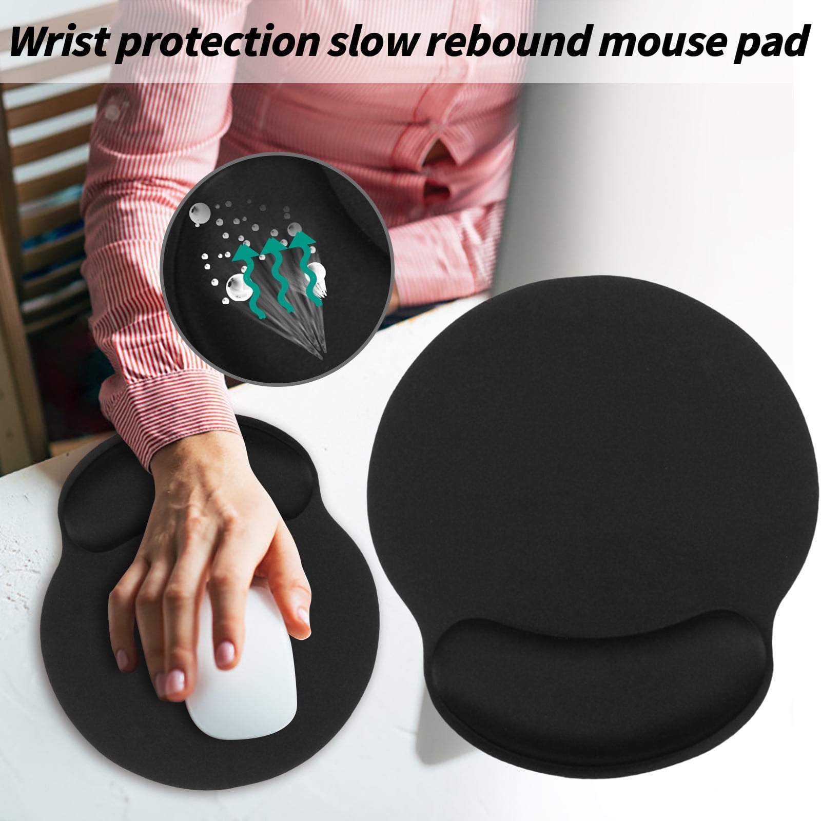 Nololo Ergonomic Mouse Pad Gel Wrist Rest Anti-tendon Problems For Computer And Laptop - Walmart.com