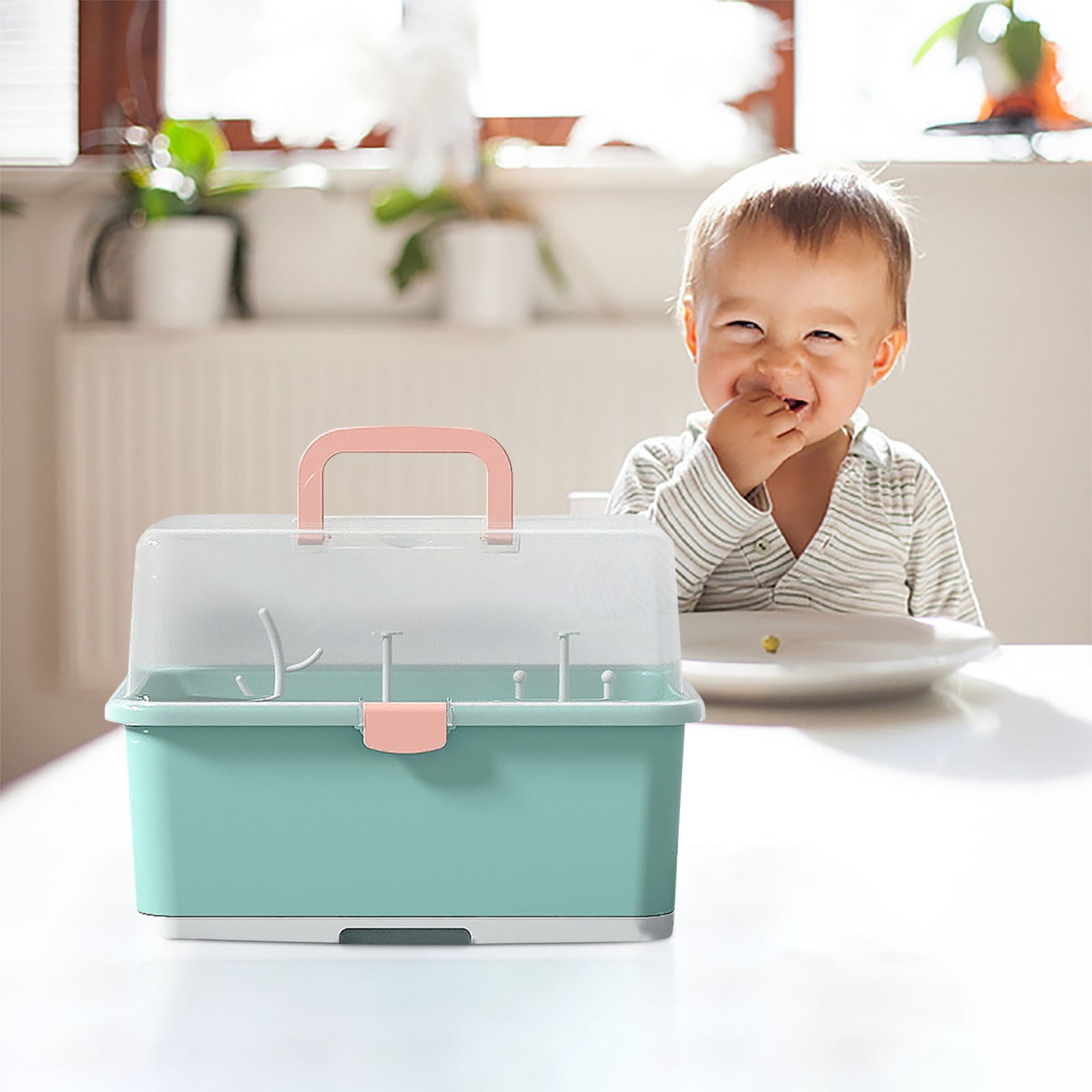 Nololo Fall Savings Storage Box Portable Large Tableware Storage Box ...