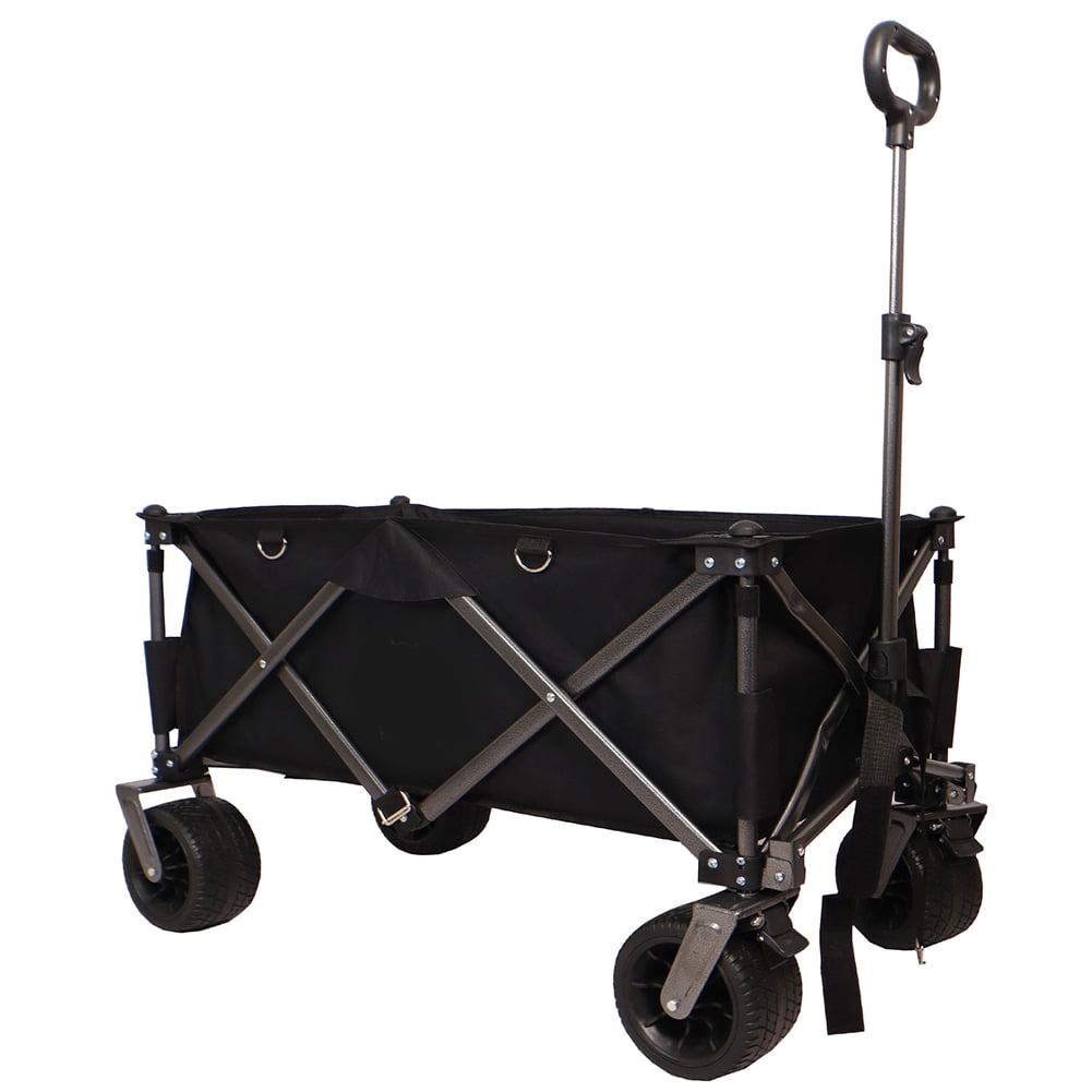 Nololo Folding Wagon Cart, Collapsible Wagon with 2 Cup Bags, Extra ...