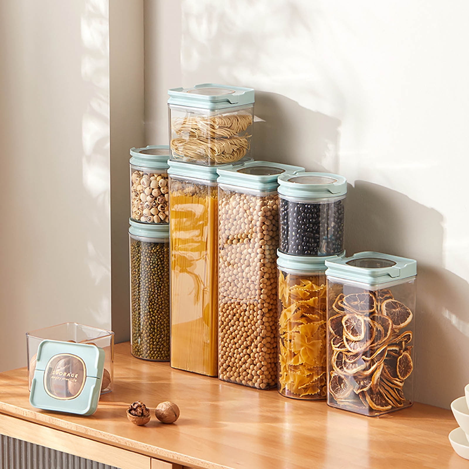 Nololo Food Storage Containers with Lids, Vtopmart 3 pcs Plastic ...
