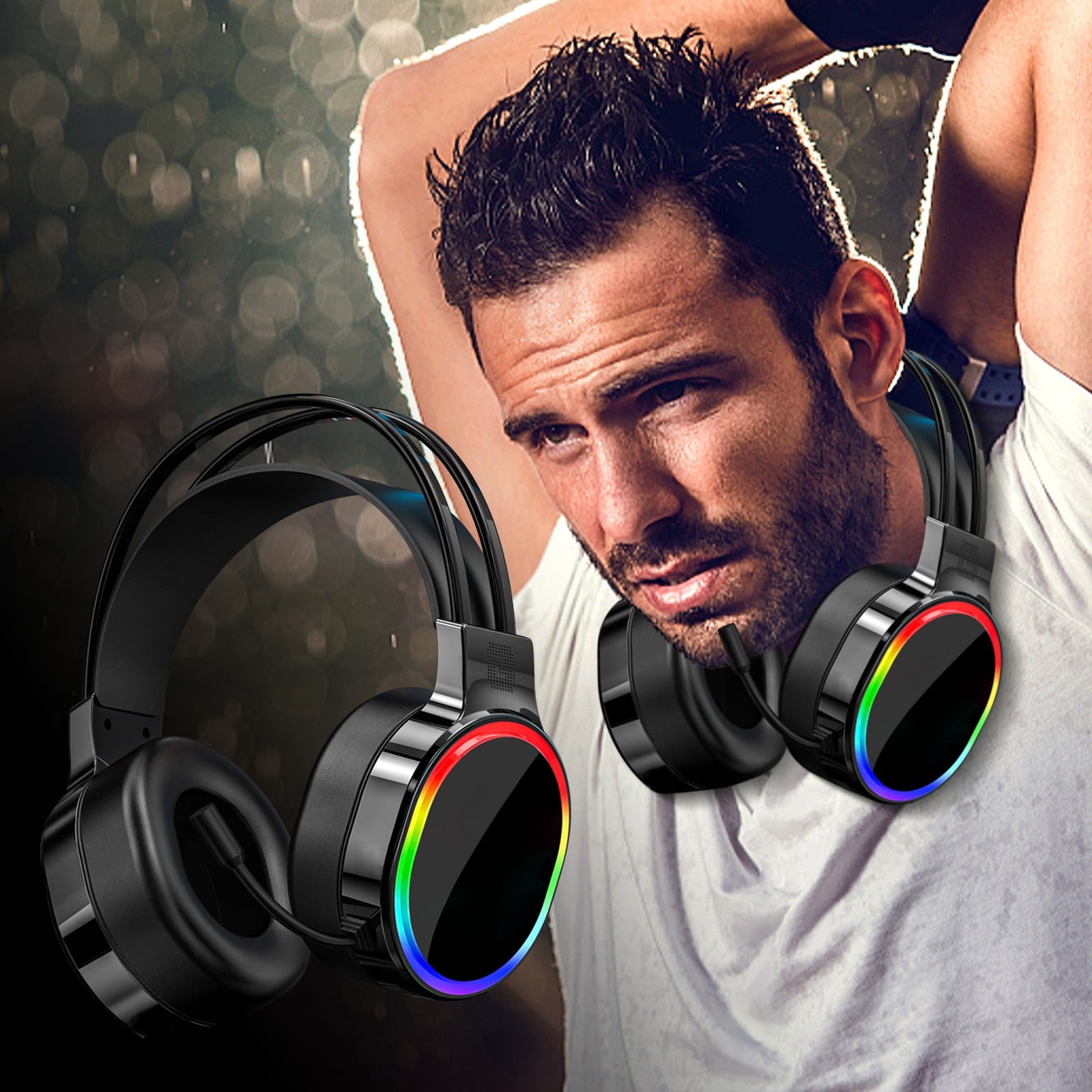 Nololo Gaming Headset with Microphone, Most Laptop, Over-Ear Headphones ...