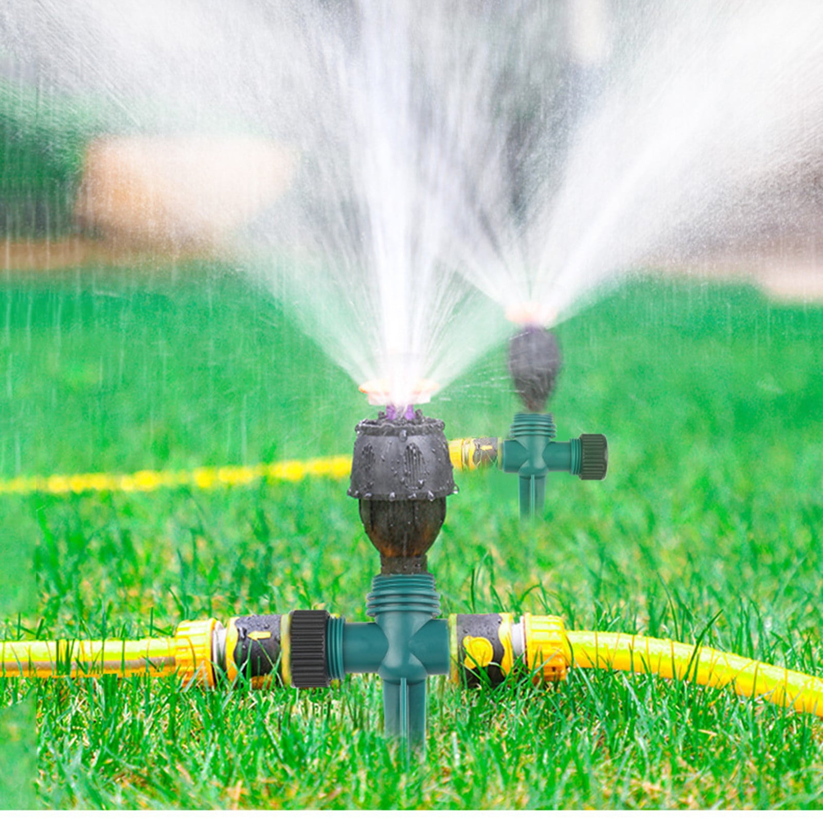 Nololo Garden Sprinkler,Upgrade Lawn Sprinkler Automatic 360 Degree ...