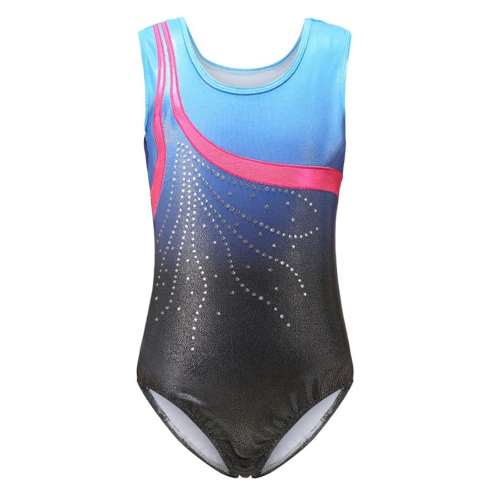 Nololo Gymnastics Leotard Girls Shiny Diamond Ballet Dance One Piece ...
