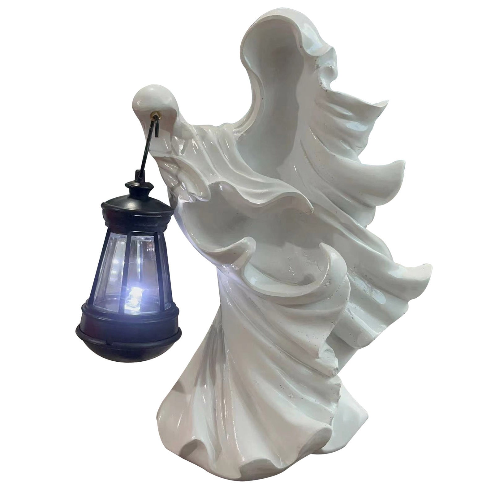 Nololo Halloween Decor, Witch Resin Lantern Ornament Hell Messenger ...