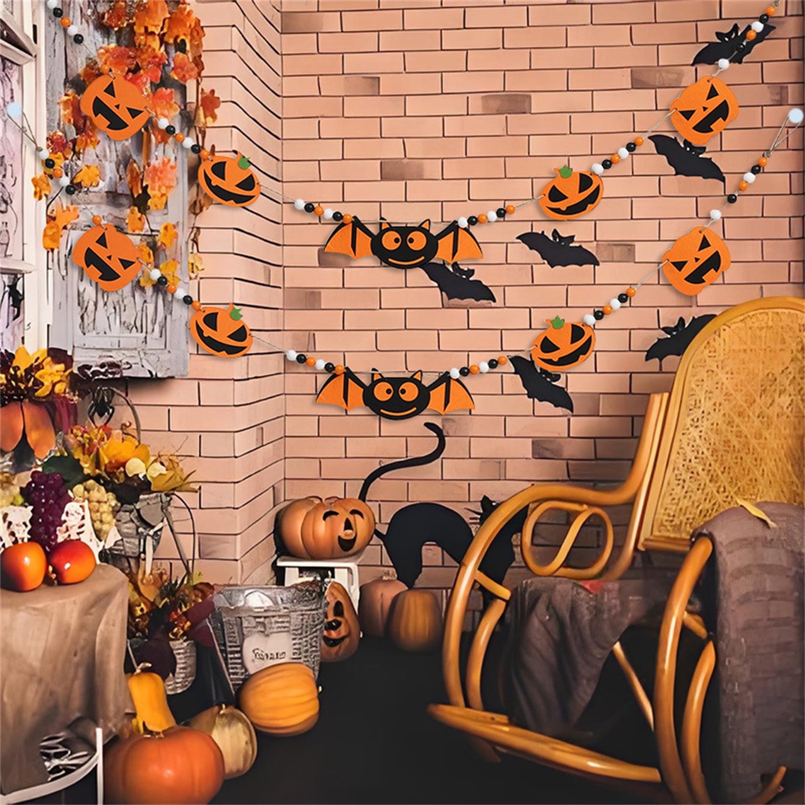 Nololo Halloween Savings! Halloween Decorations, Halloween Rope Wooden ...