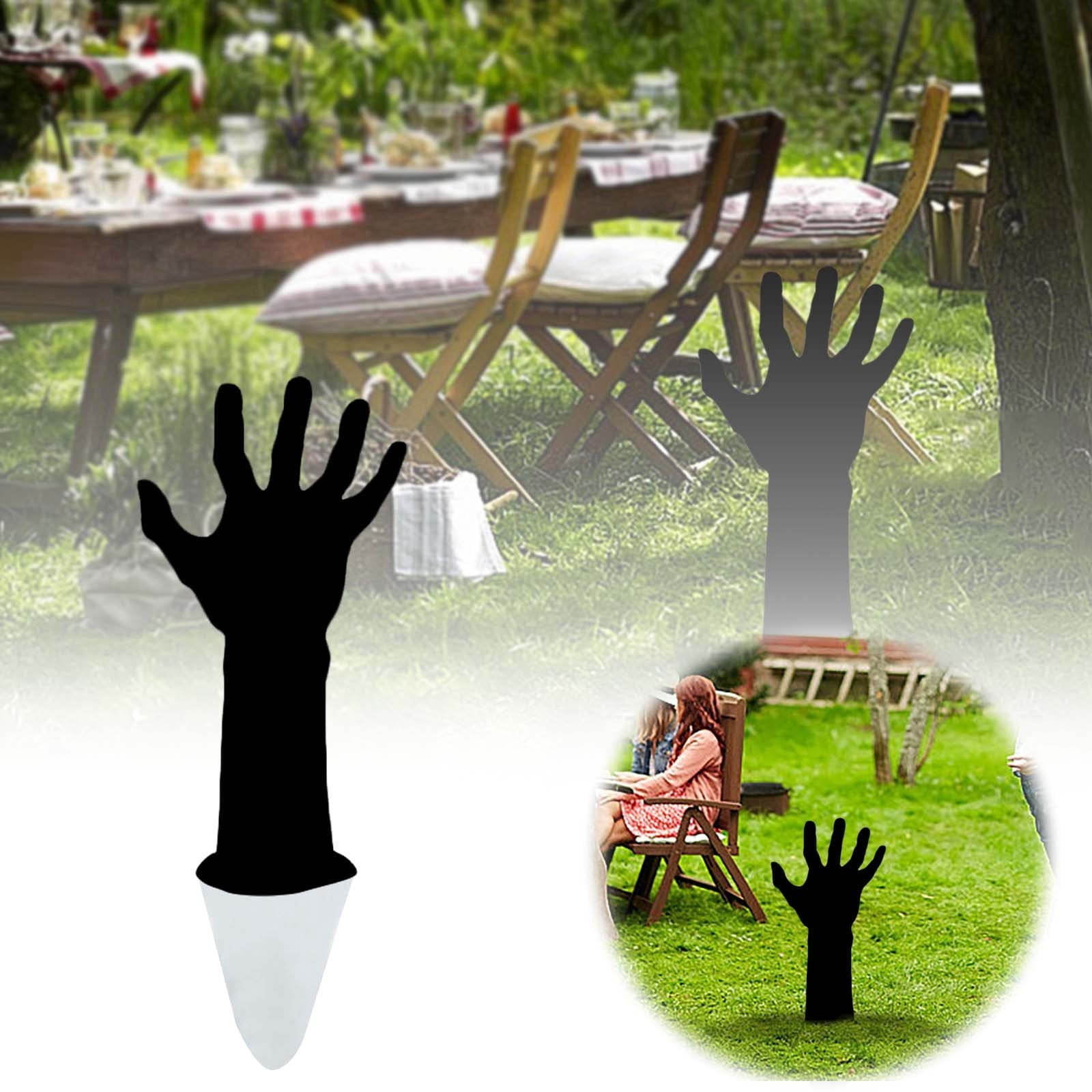 Nololo Halloween Yard Signs with Stakes, Scary Halloween Black Hands ...
