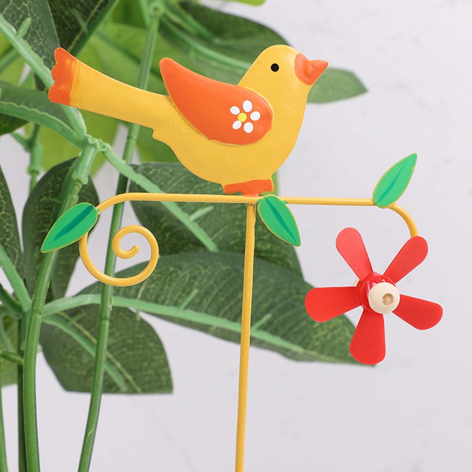 Nololo Home decor Potted Flower Pot Plug-in Metal Small Garden Pile For ...