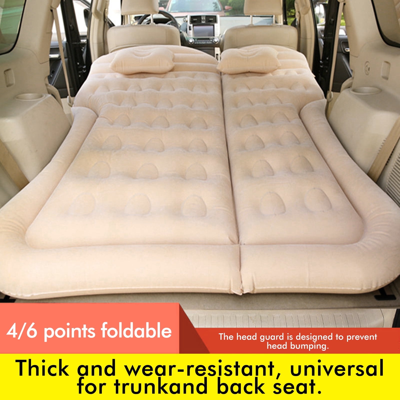 Nololo Inflatable Car Mattress SUV Airbed Multifunctional Outdoor ...