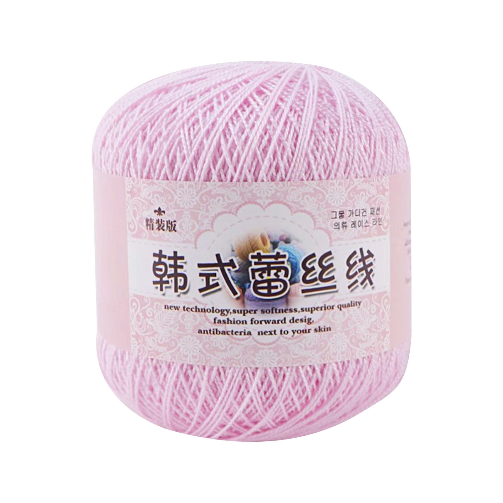 Nololo Lace Thread DIY Woven Mercerized Baby Fine Thread Crochet Yarn ...