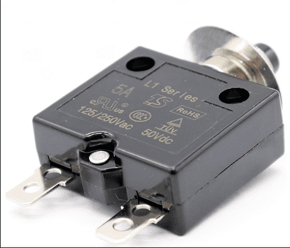 Nololo Manual Reset Circuit Breaker, Black Thermal Circuit Breaker ...