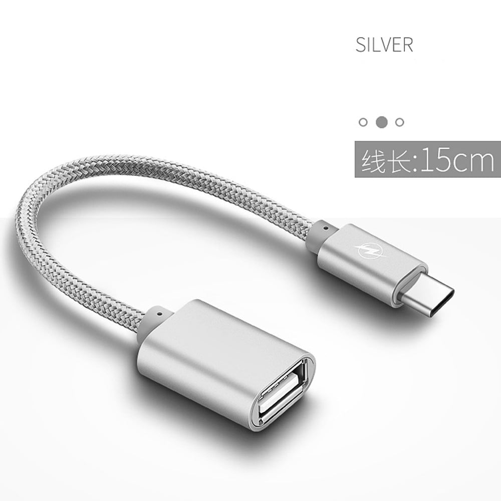 Nololo Metal USB C 3.1 Type C Male To USB Female OTG Data Sync ...