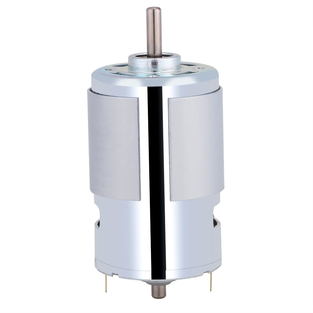 Nololo Motor- DC Motor 12V 100W Round Shaft Electric Micro DC Motor ...