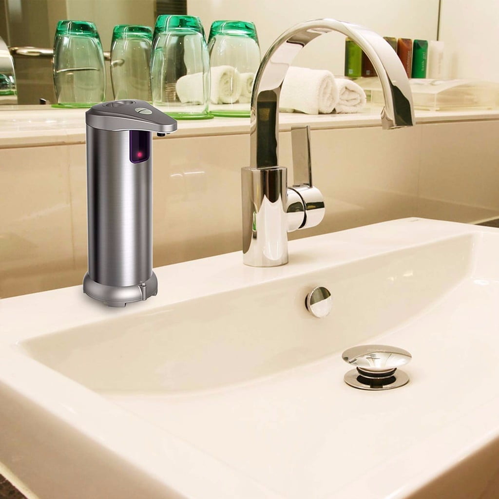 Nololo NEW Hands Free Touchless Stainless Steel Automatic Soap ...