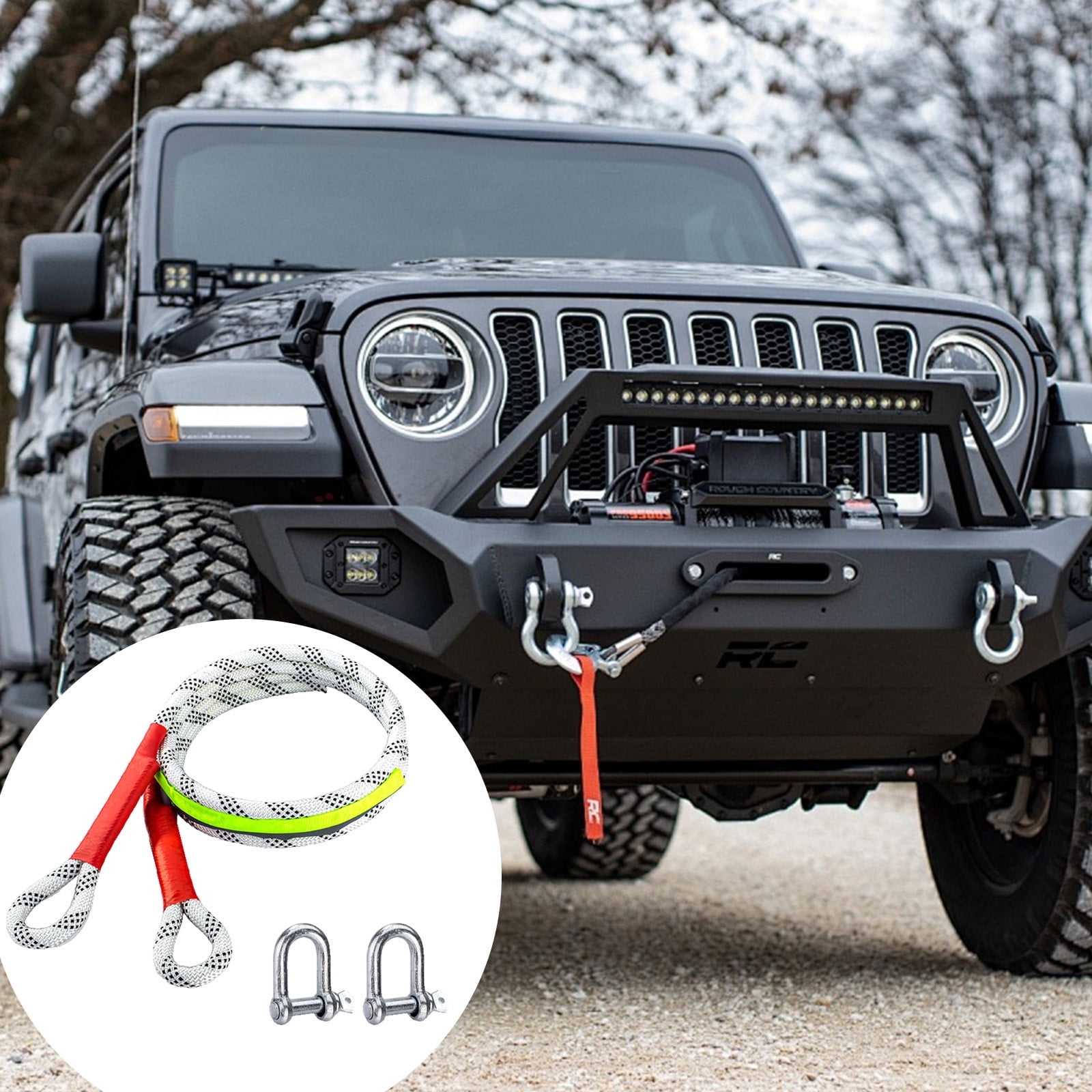 Nololo New Car Trailer Rope Outdoor Emergency Rope Redeem Rope Traction ...