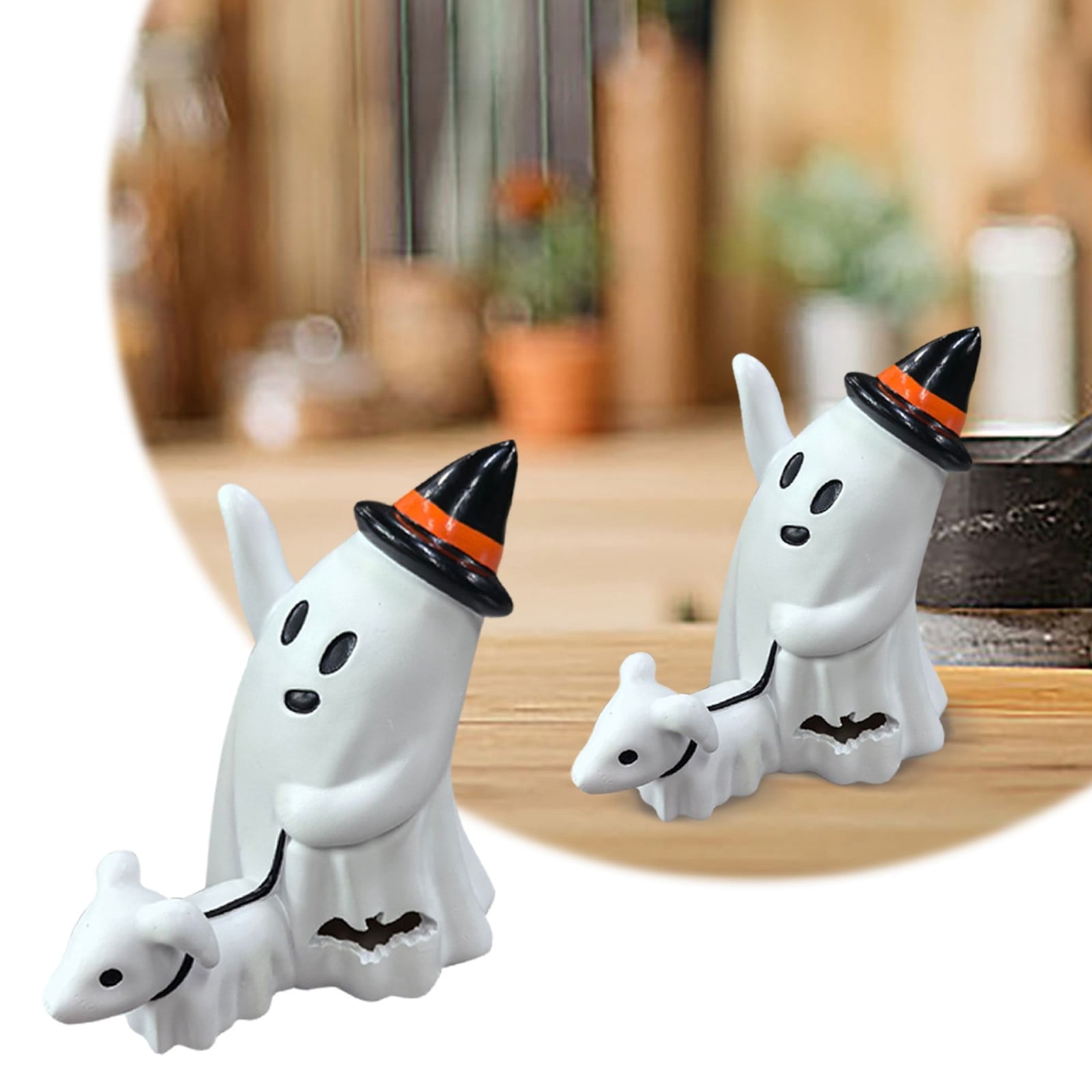 Nololo New Walking Dog Statue Dog Halloween Figurine Halloween Dog ...