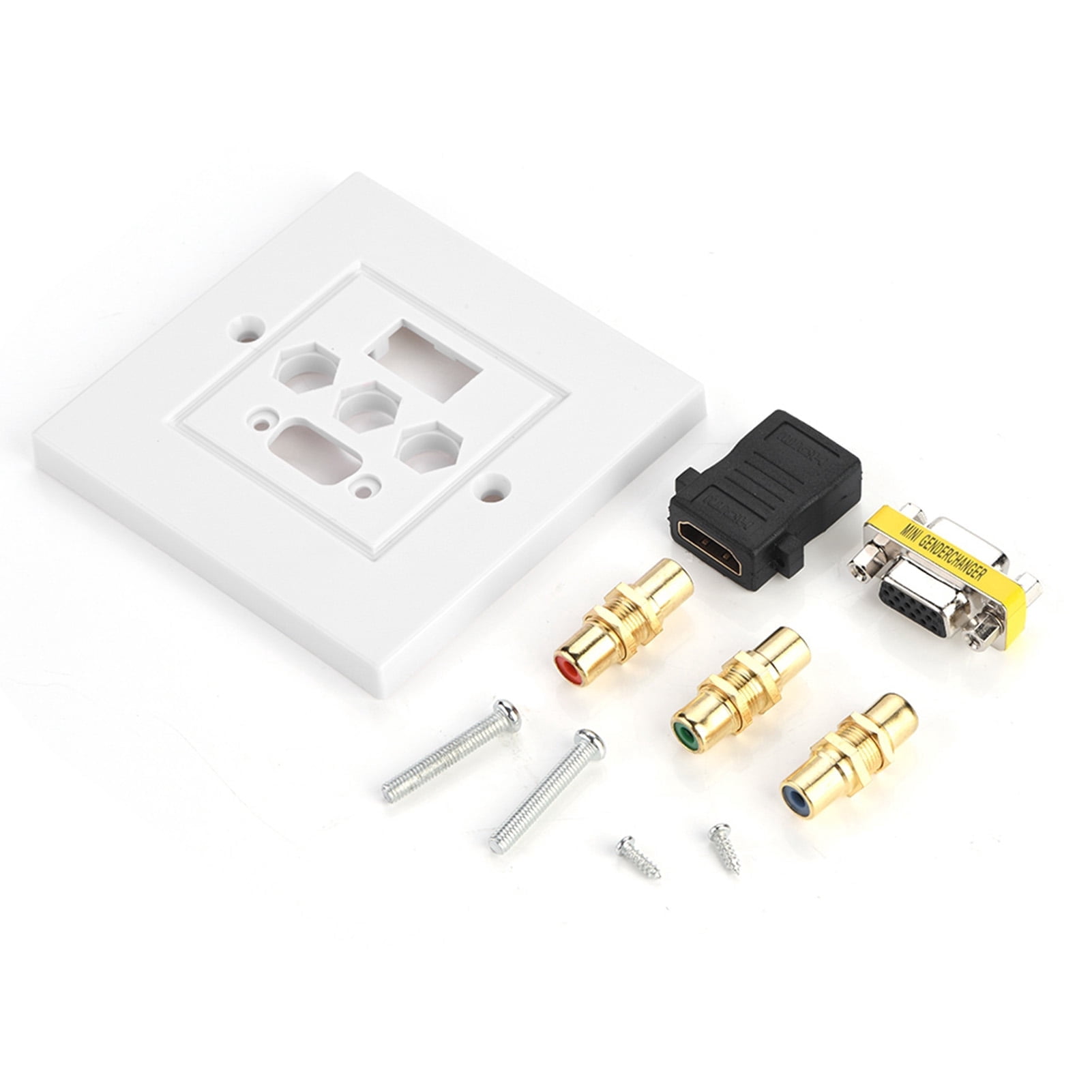 Nololo Nimoa Wall Panel Socket, HDMI USB VGA 3RCA Three-in-one ...