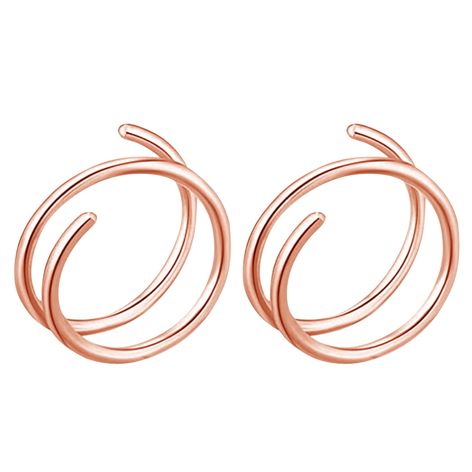 Nololo Nose Rings Men Double Nose Hoop Ring for Piercing Nose Hoop ...