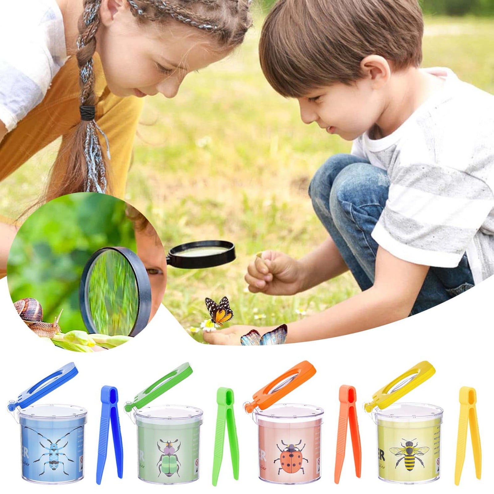 Nololo Outdoor Exploration Tool Flip Transparent Tape Observation Jar ...