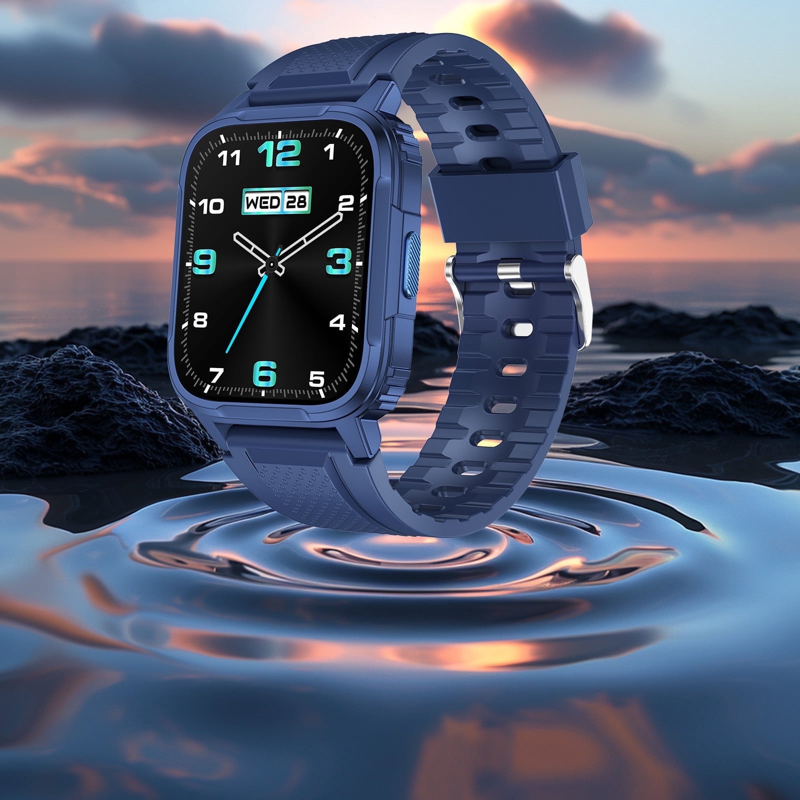 Nololo Outdoor Smartwatch - Multifunctional Fitness Watch with ...