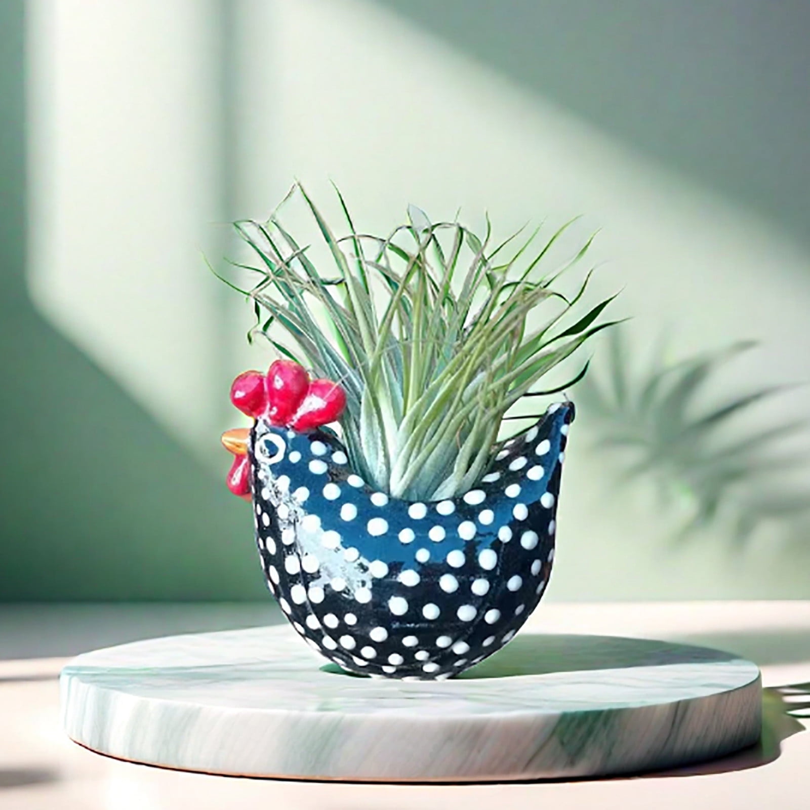 Nololo Planter Pot Cute Resin Planters for Indoor Outdoor, Unique ...