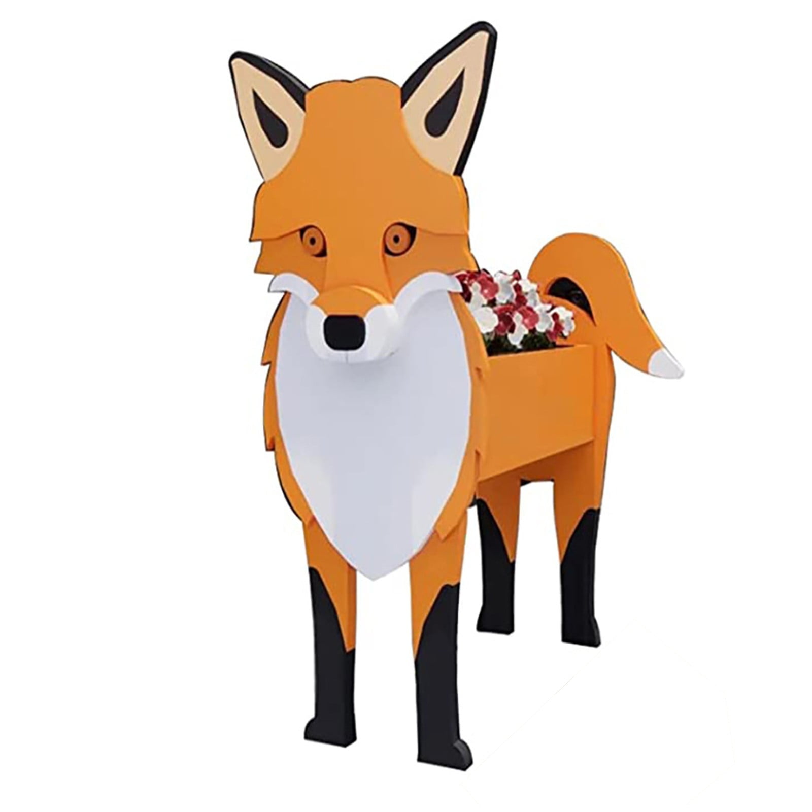 Nololo Planters for Outdoor Plants, PVC Fox Planter for Garden ...