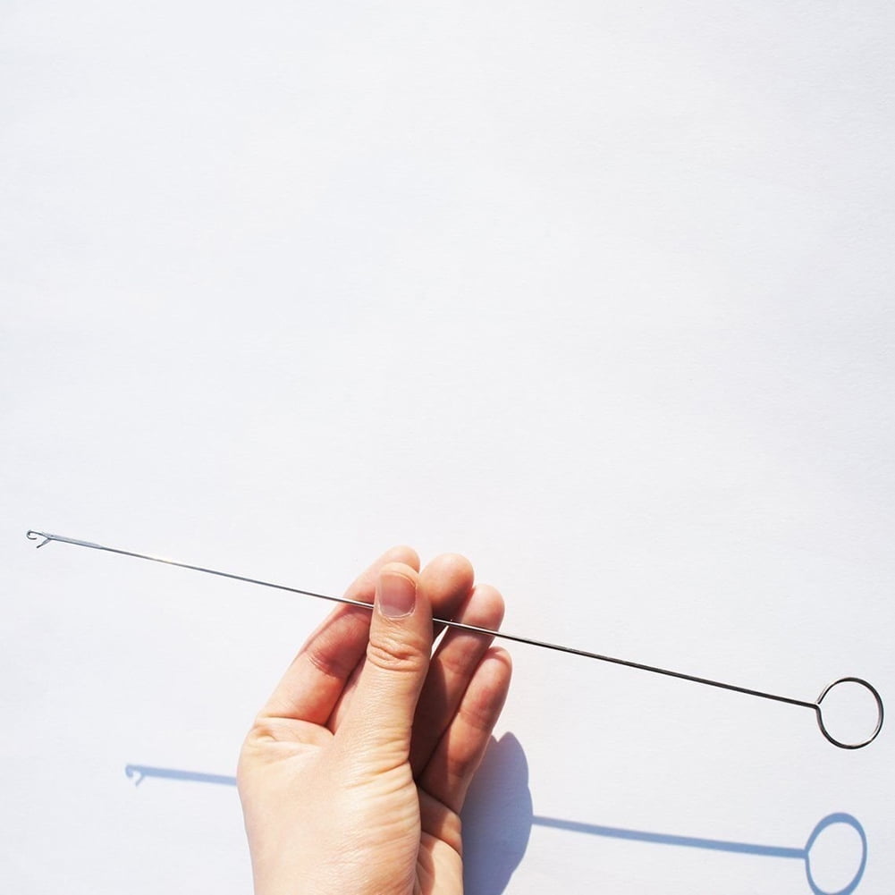 Nololo Portable Metal Loop Turner Hook With Latch For Turning Fabric ...