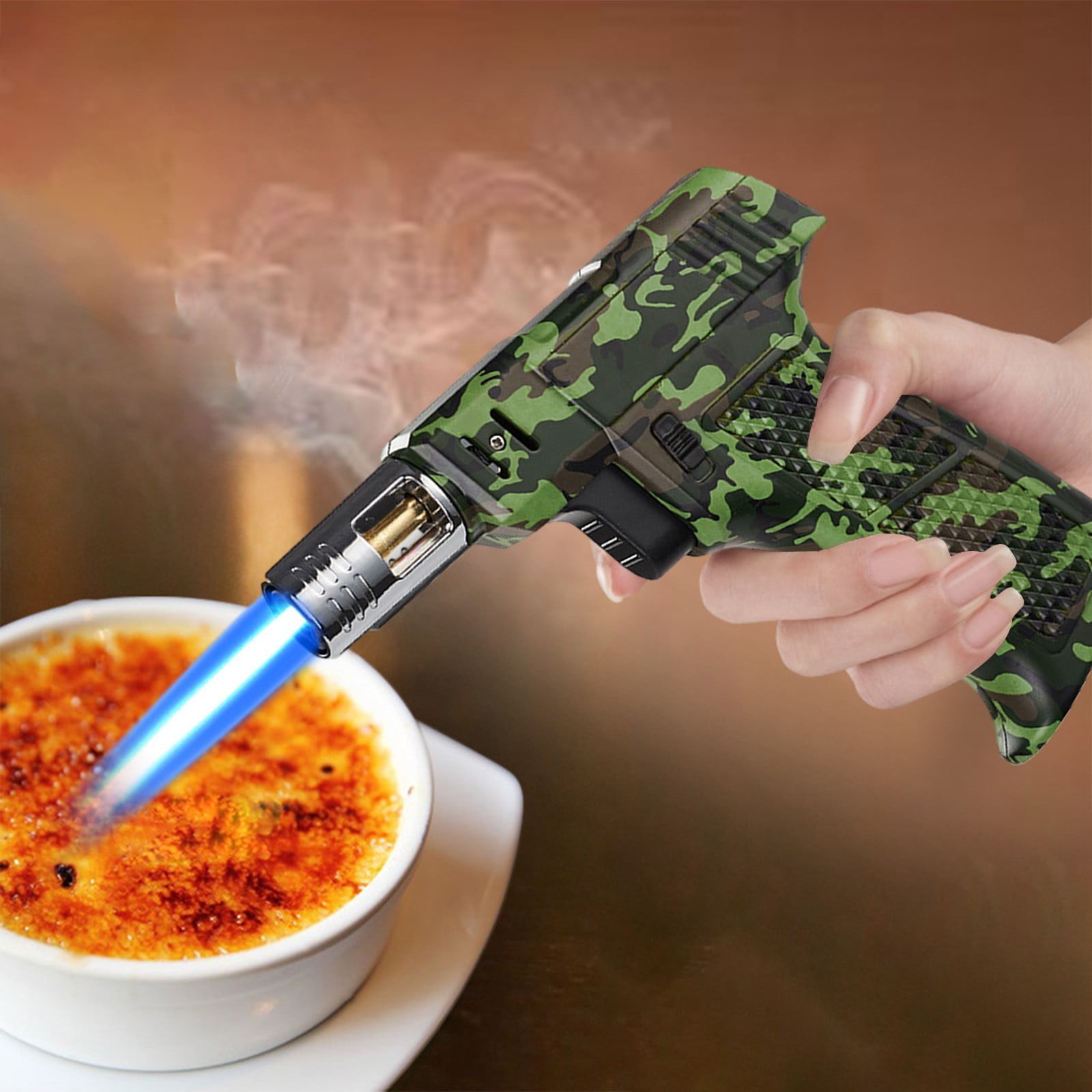 Nololo Propane Torch Head - Gas Torch Head with Push Button Igniter ...