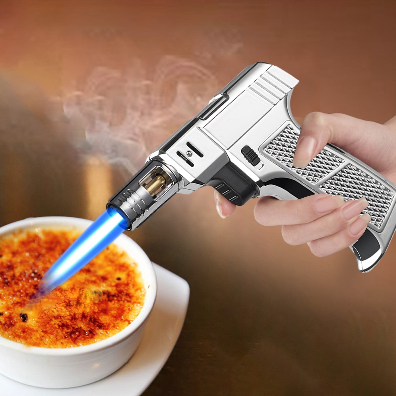 Nololo Propane Torch Head - Gas Torch Head with Push Button Igniter ...