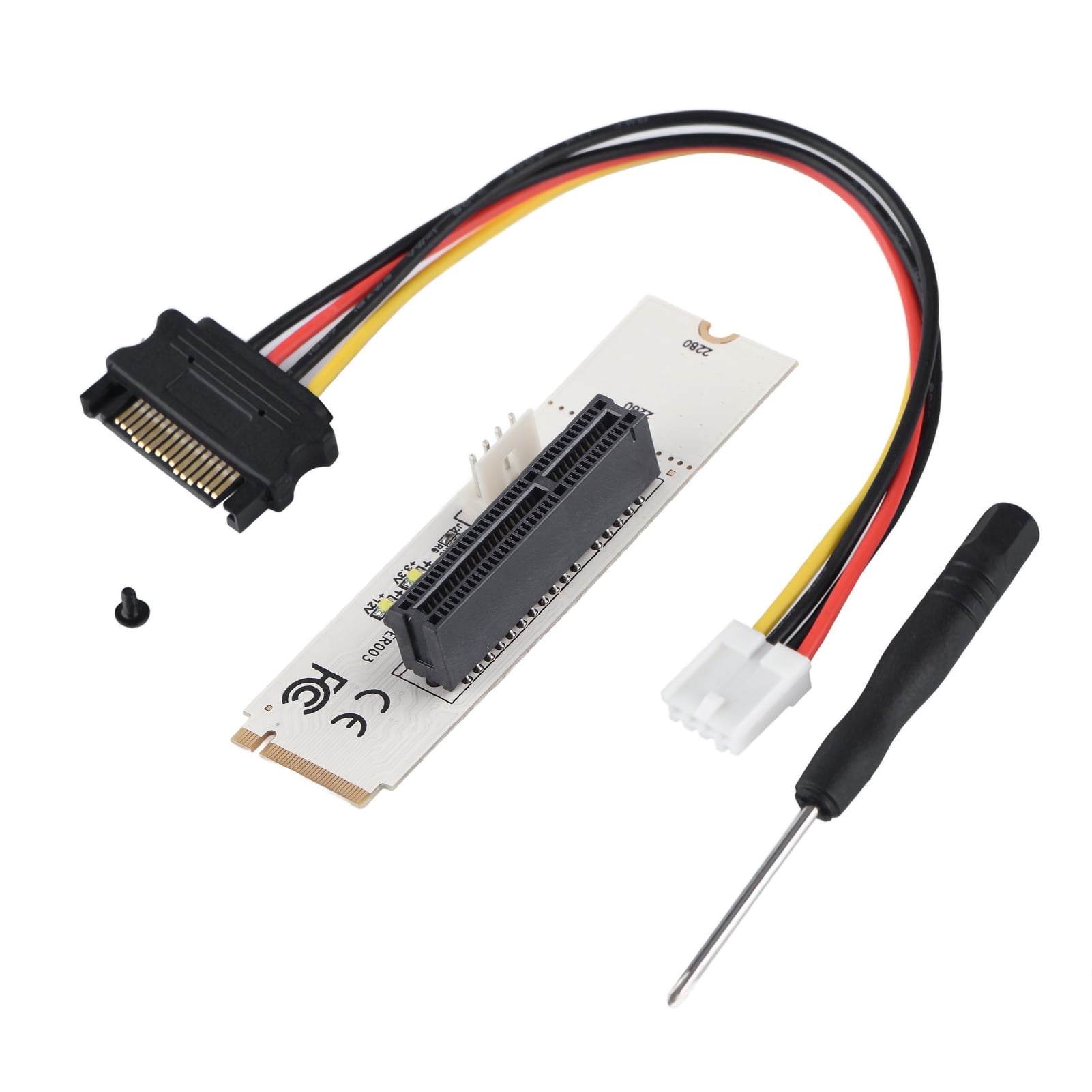 Nololo Riser Card -NGFF M.2 Key M to PCI-E Express 4X Riser Card ...