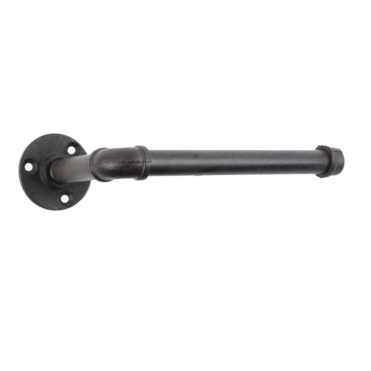 Nololo Rustic Cast Iron Pipe Wall Mount Toilet Paper Roll Holder TP ...