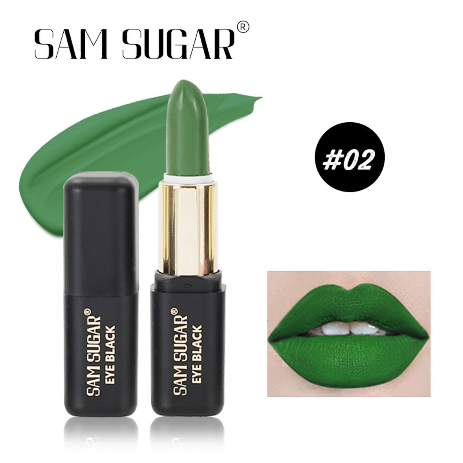 Nololo SDJMa Green Matte Lipstick Face Body Paint Stick High Impact ...