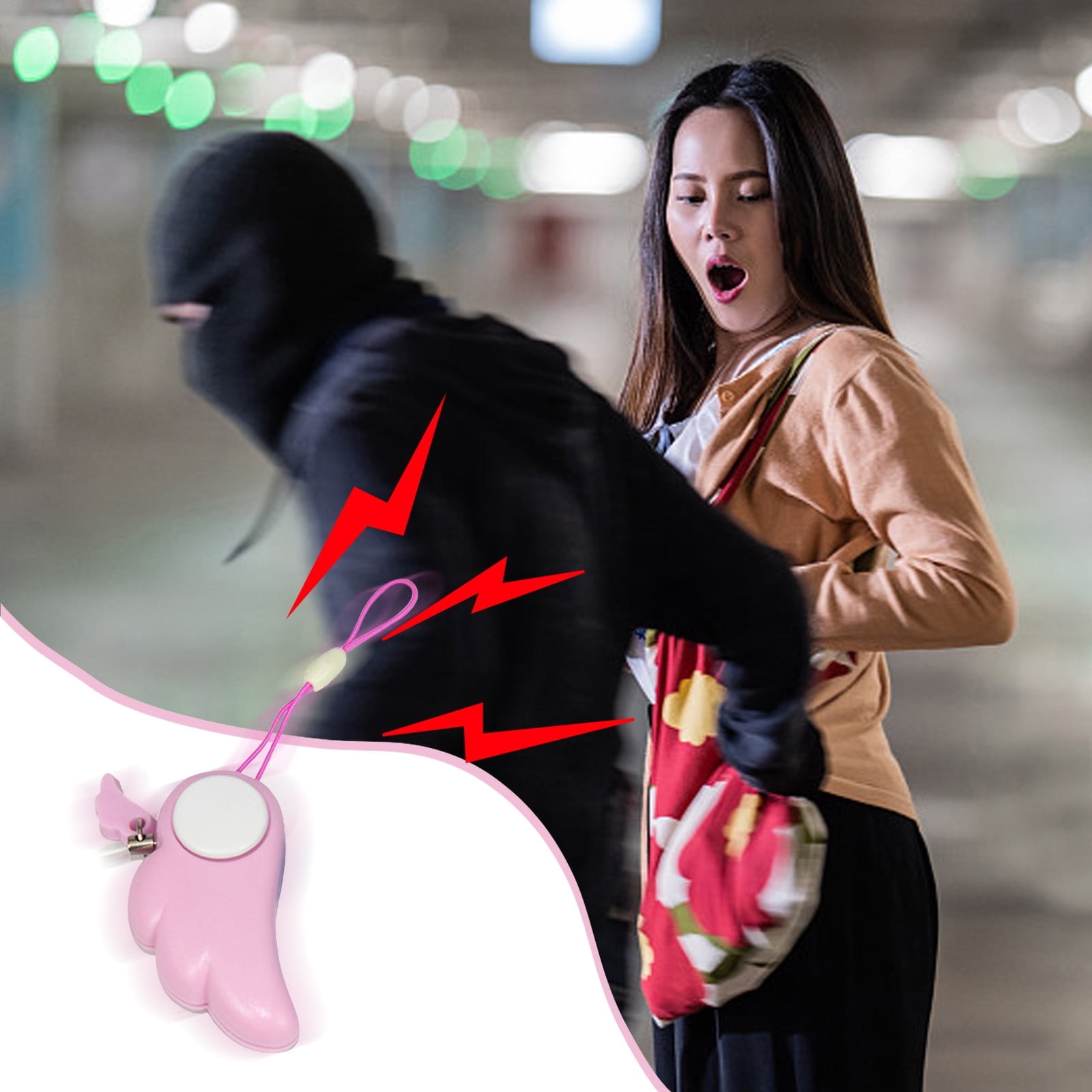 Nololo Self Protection Alarm - Ergonomic Wearable Ring with Smartphone ...