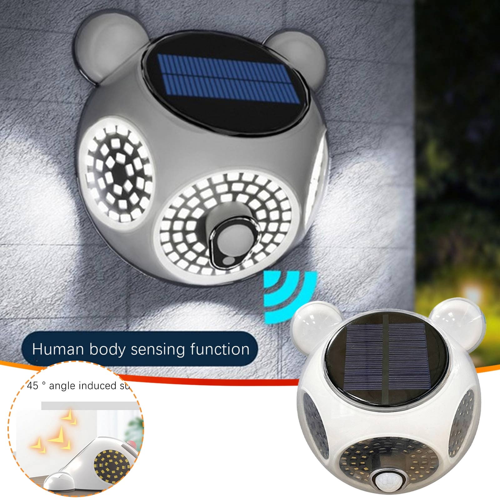 Nololo Solar Powered Outdoor Courtyard Lighting, Wall Lighting, Wiring ...