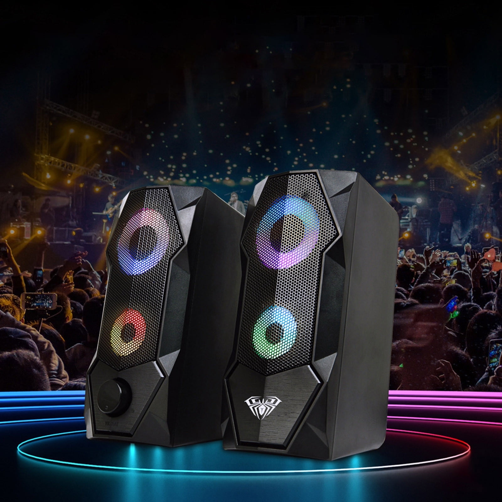 Nololo Speakers Wolf Spider Computer Desktop Speaker Game Speaker Desktop Laptop Subwoofer ...