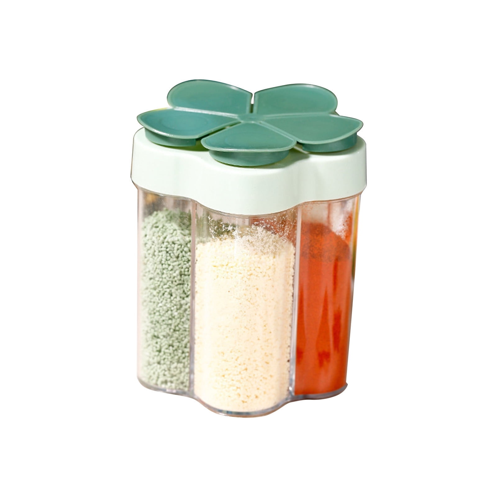 Nololo Spice Container and Pepper Shaker Set, Transparent Seasoning ...
