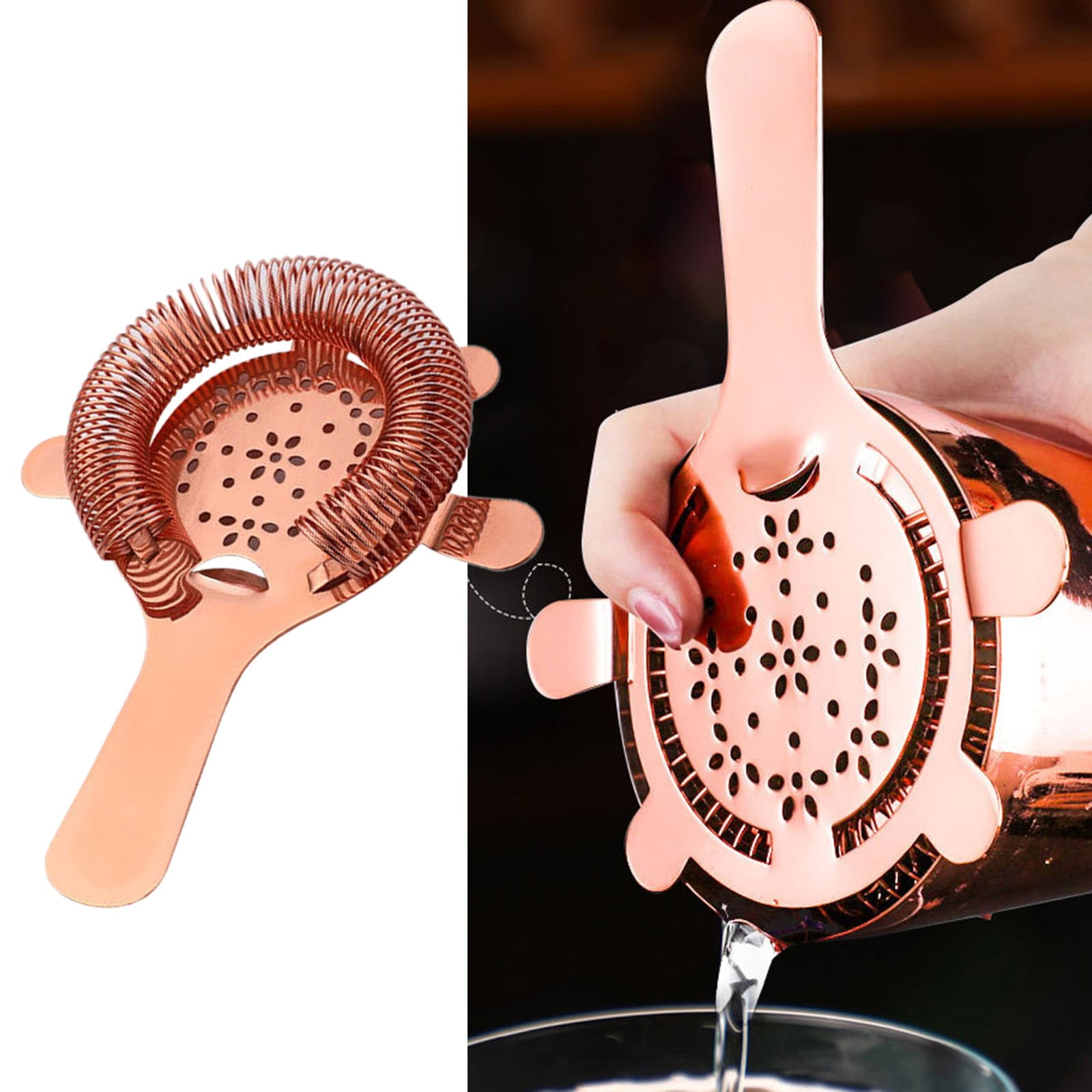 Nololo Stainless Steel Flower Ice Filter Ice Separator Shaker Coffee ...