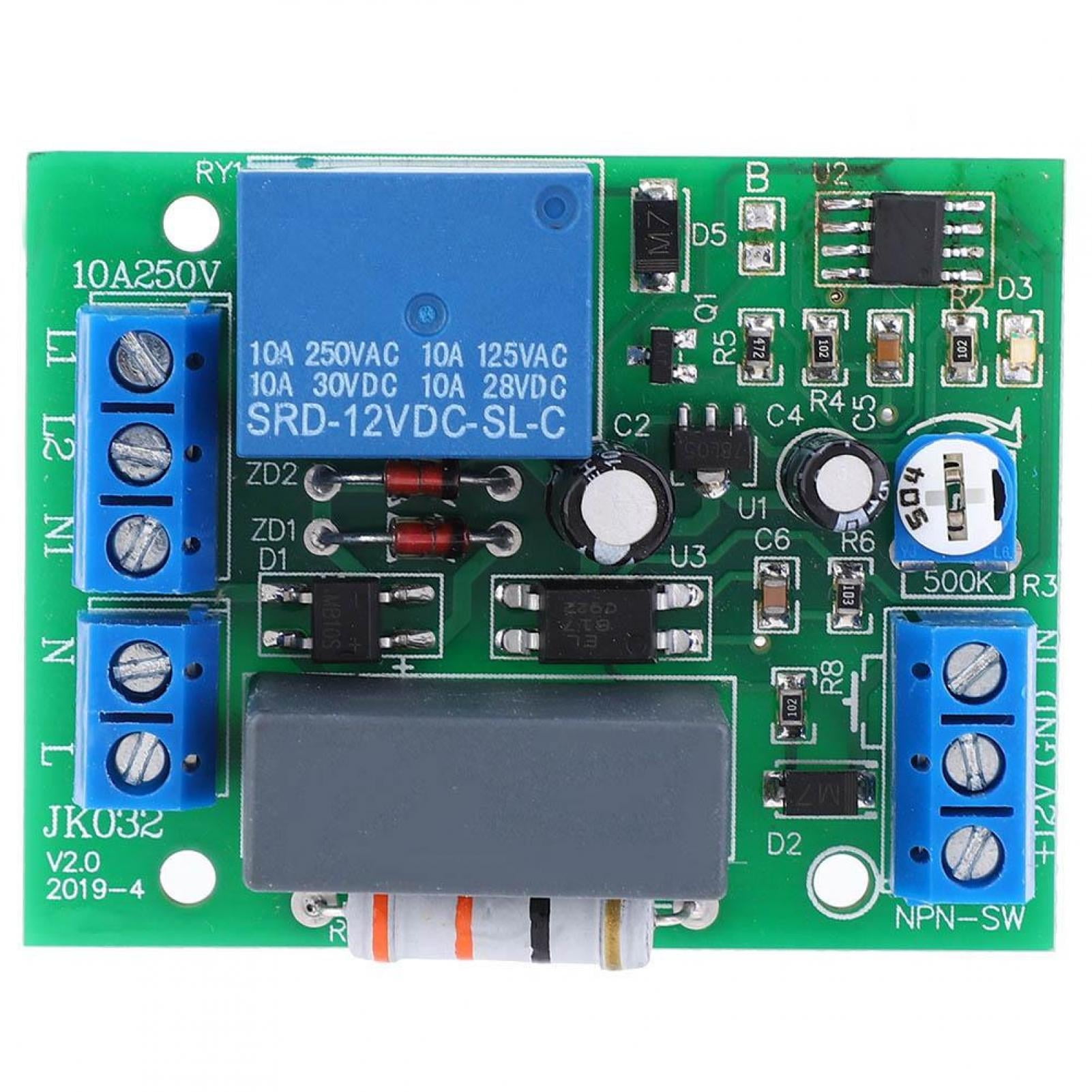 Nololo Time Delay Relay, 10A Trigger Delay Relay Time Range Changeable ...