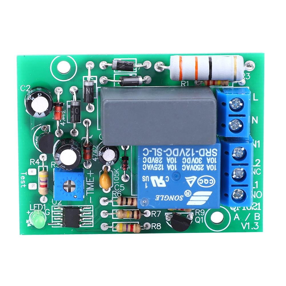 Nololo Timer Relay Switch, Delay Relay Module 10A250V Load Capacity ...