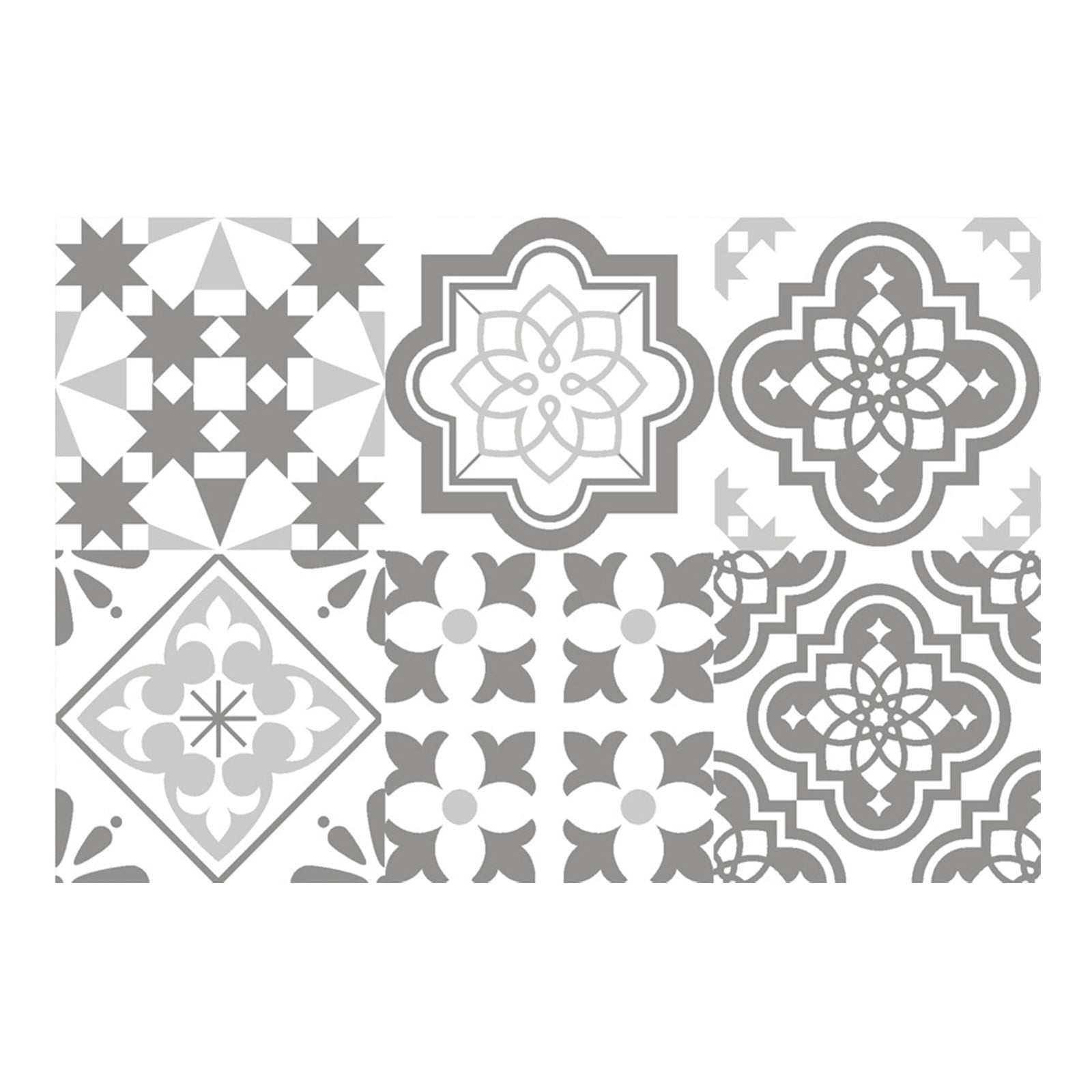Nololo Wall Decor,6pc Peel And Stick Ceramic Tile Paste 3D Lattice ...