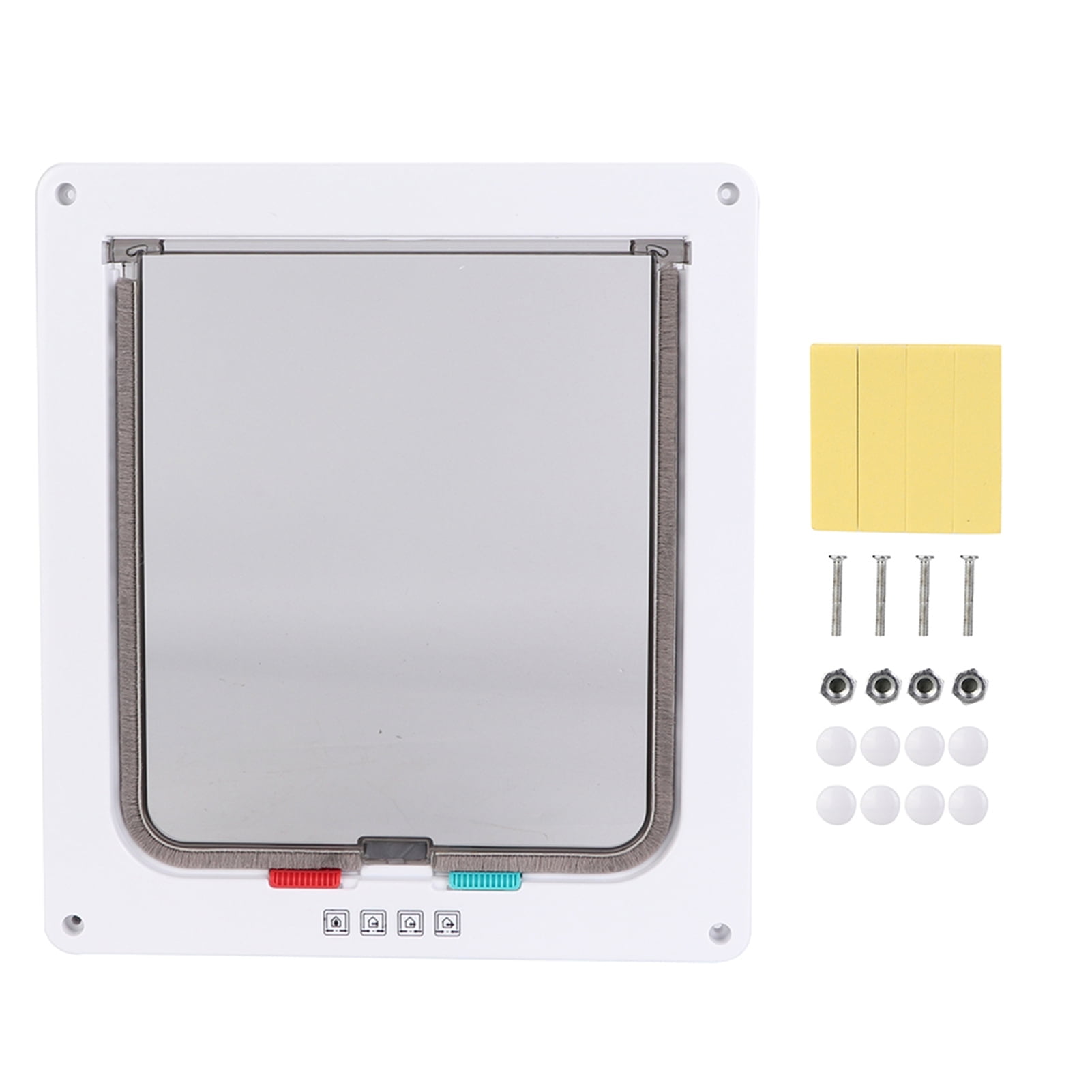 Nololo Wincal Puerta del Animal doméstico, Aleta Media Impermeable ...