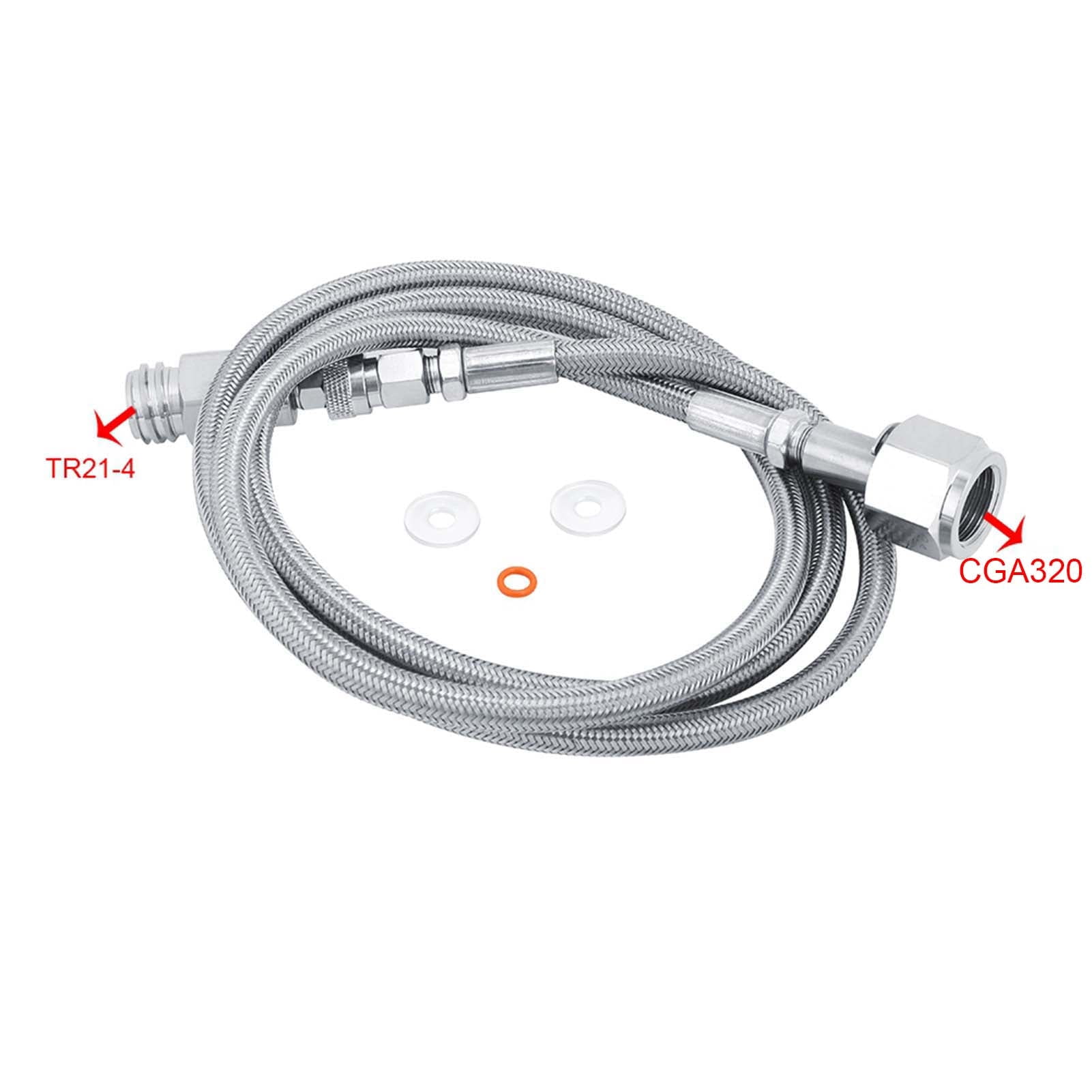 Nololo ZPSHYD 1.5m 60in Soda Water External Hose, CO2 Soda Hose CO2 ...