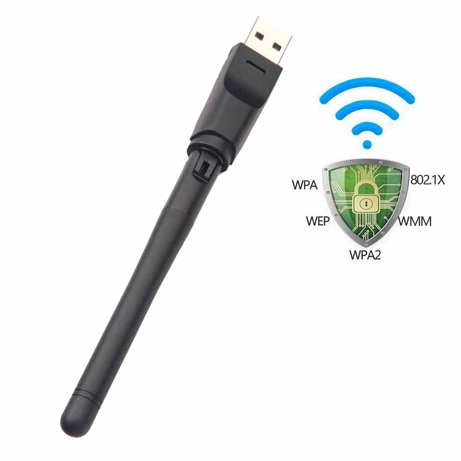 Nololo lulshou Wireless USB WiFi Adapter For PC,150Mbps 2.4G WiFi ...
