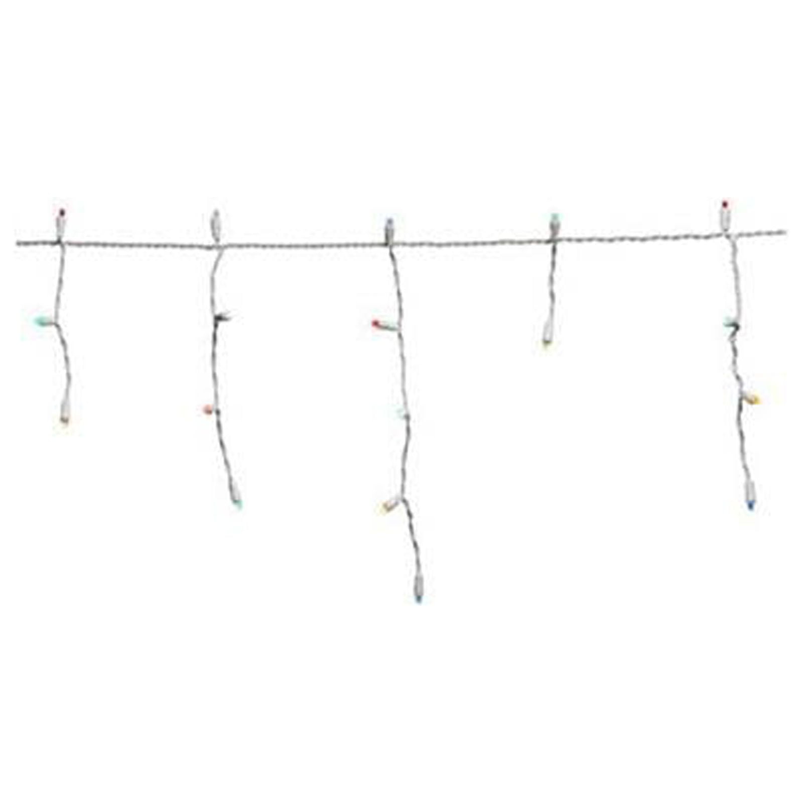 Noma Inliten 47912-88 Multi LED Twinkling Micro Icicle Light Set, 105 ...