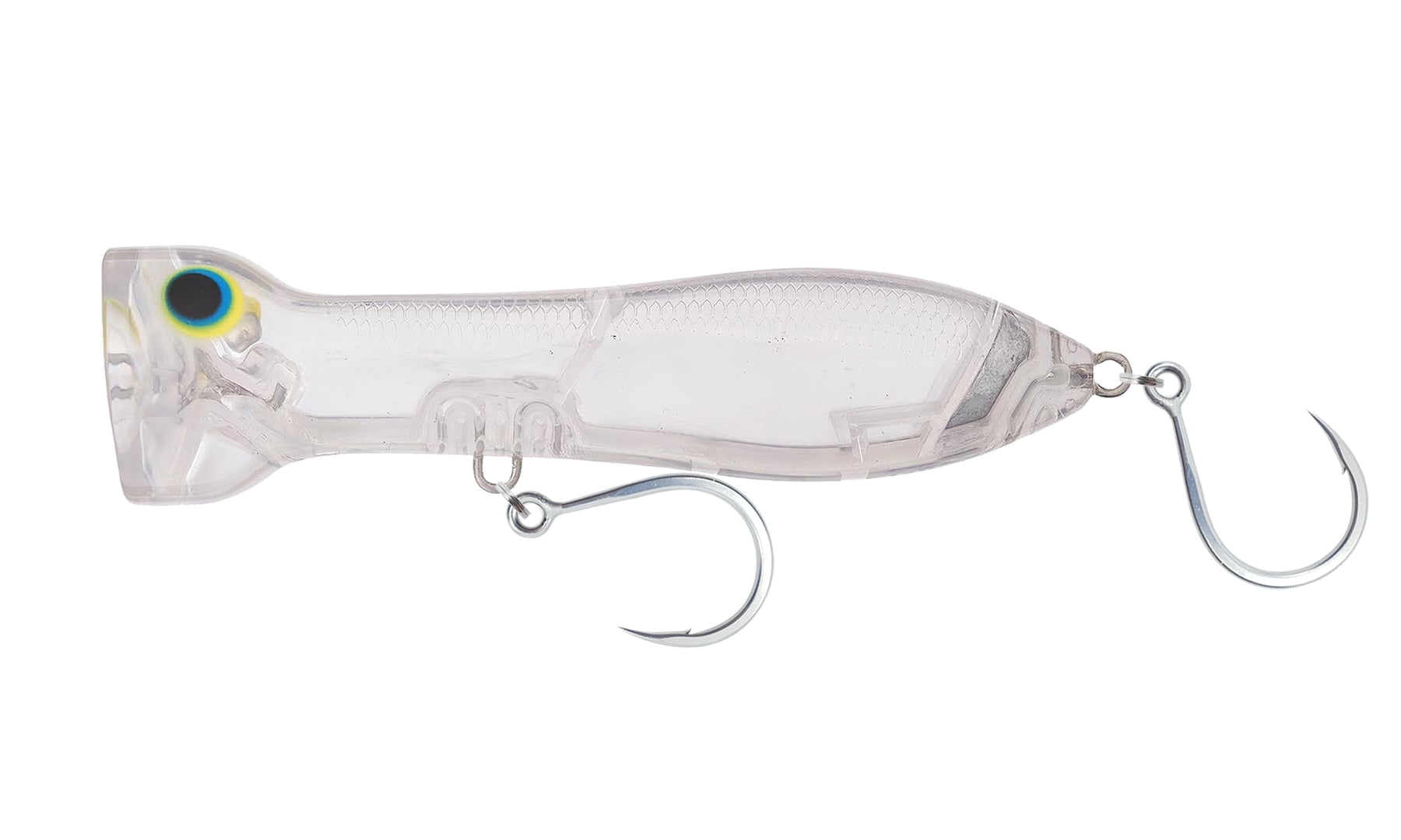 Nomad Chug Norris Popper Clear, 150mm Lures - Walmart.com