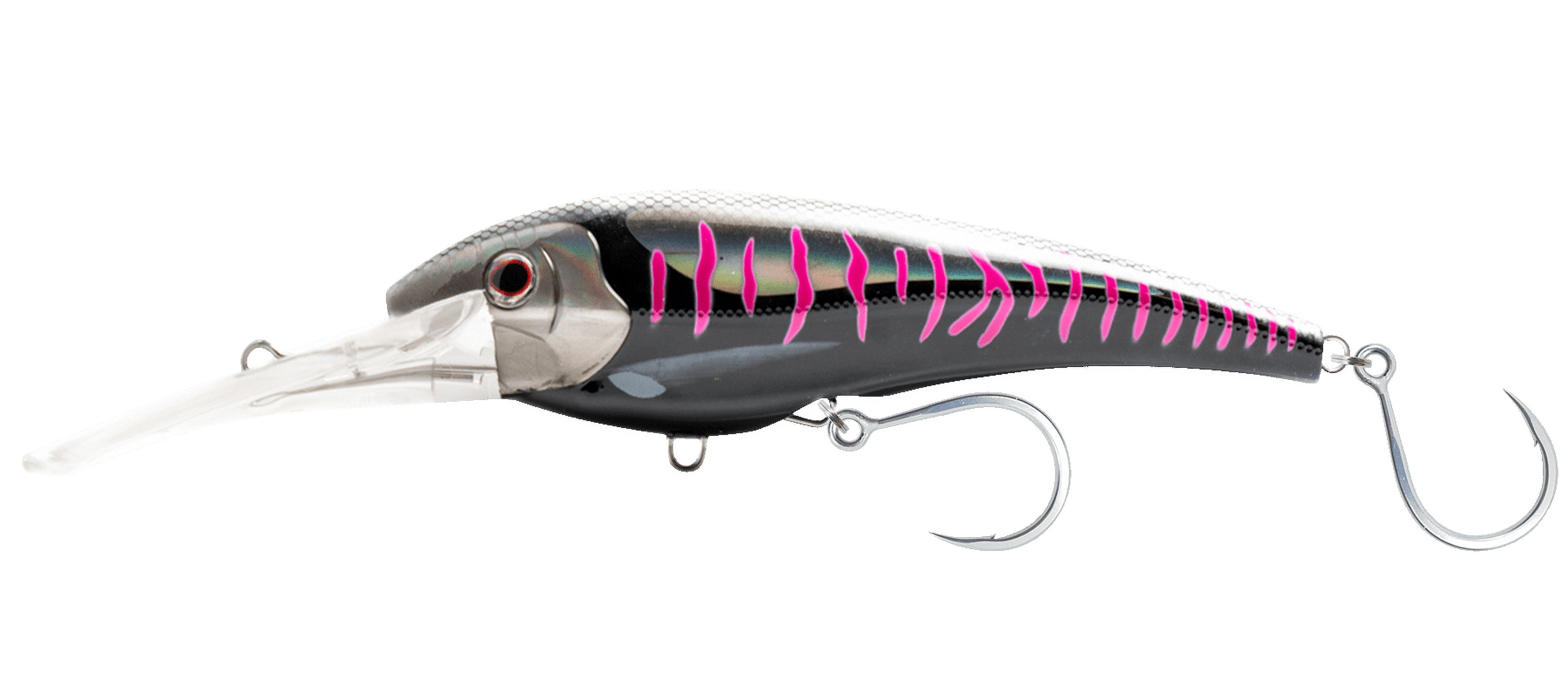 Nomad DTX Minnow Heavy Duty Sinking 9", Black Pink Mackerel Lures ...