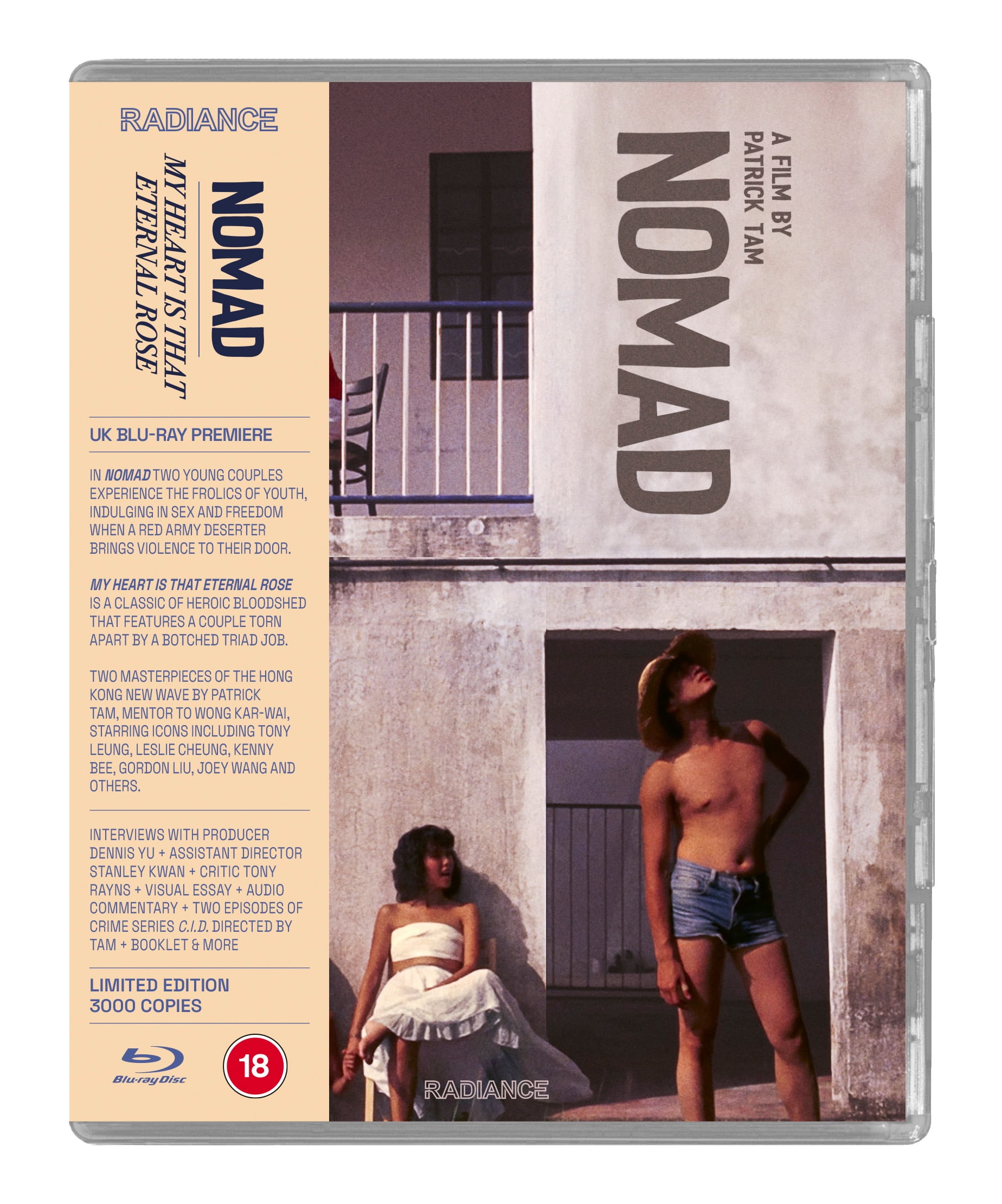 Nomad/My Heart Is That Eternal Rose (Blu-ray) Tony Leung Patricia Ha Kent Tong Chen Kuei-Yen ...