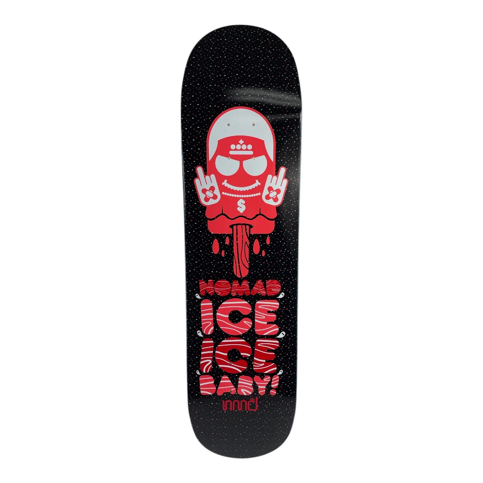 Nomad skateboards - ICE ICE BABY deck - Hard rock maple 8" with grip ...